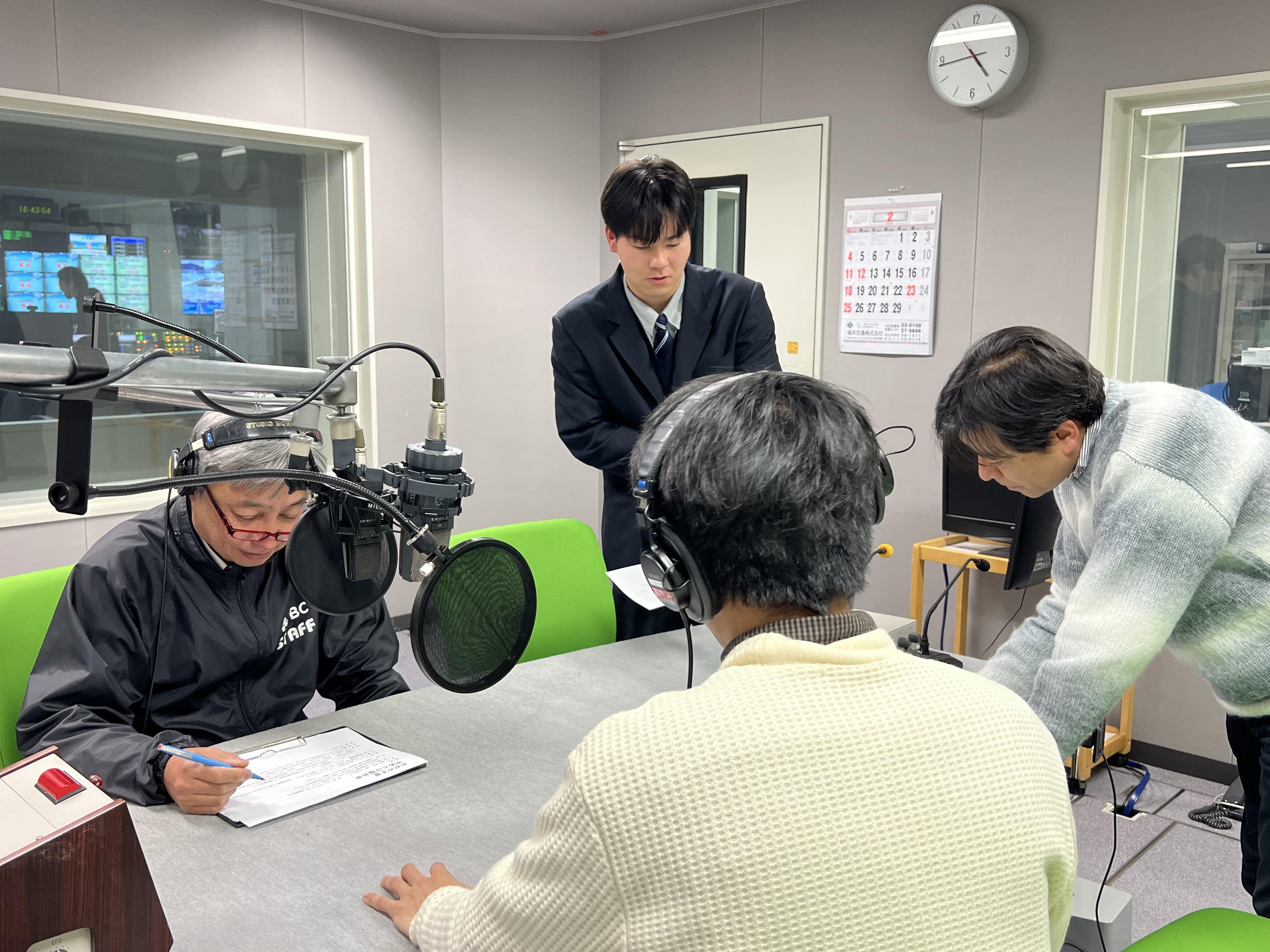 ラジオ収録！｜啓新校長日誌｜啓新高等学校